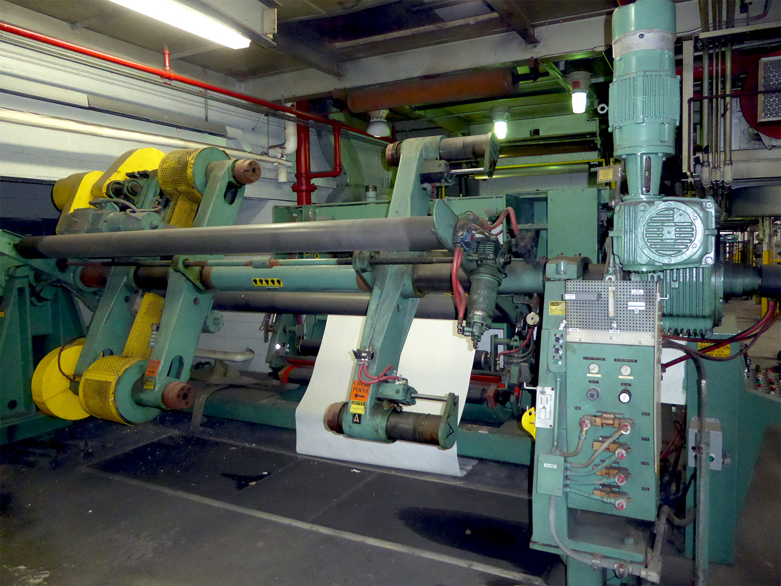 Black Clawson Turret Winders, 60 inch Width. Converting Plant