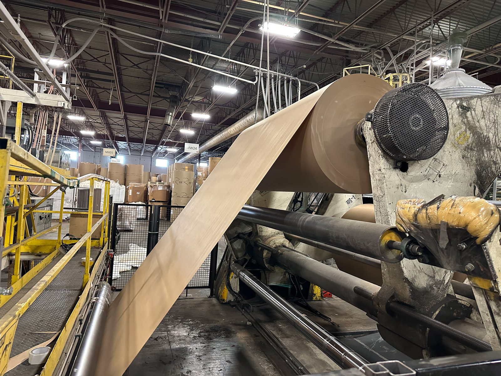 Used Extrusion Coating Line for Non-Woven Materials for Sale ...