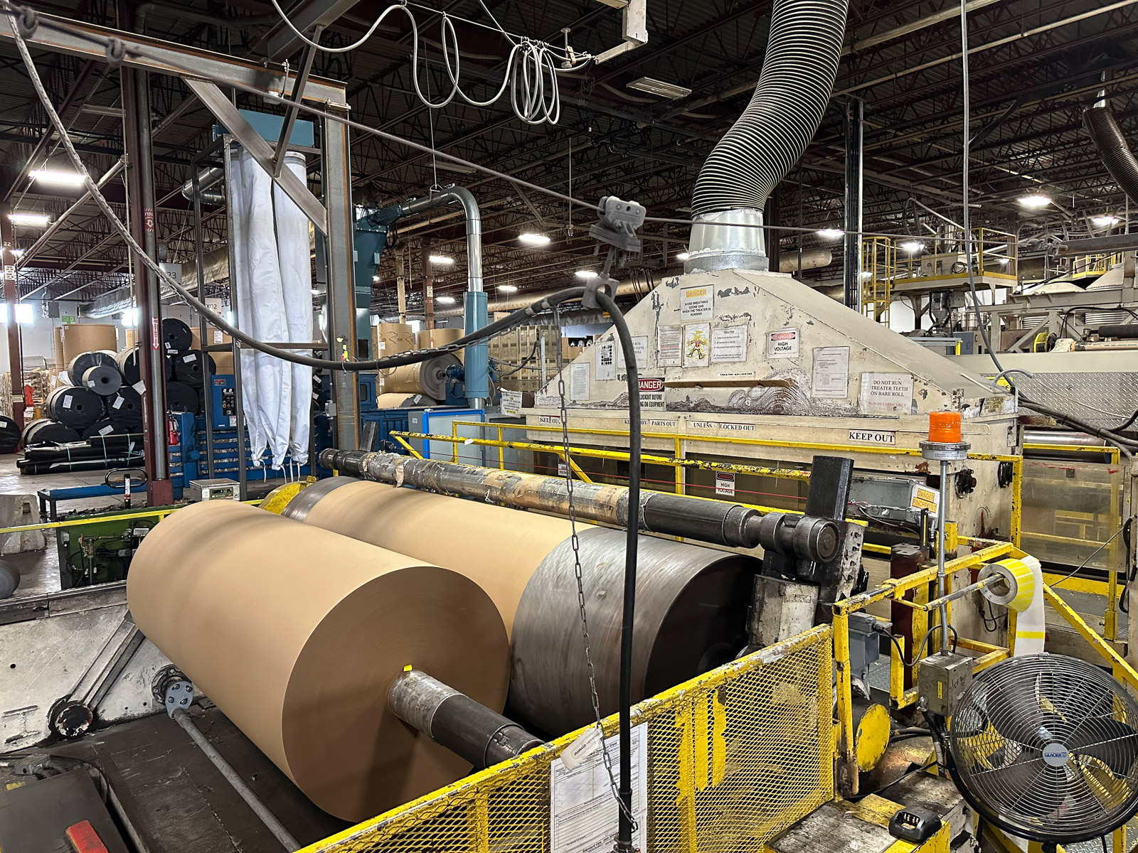 Used Extrusion Coating Line for Non-Woven Materials for Sale ...