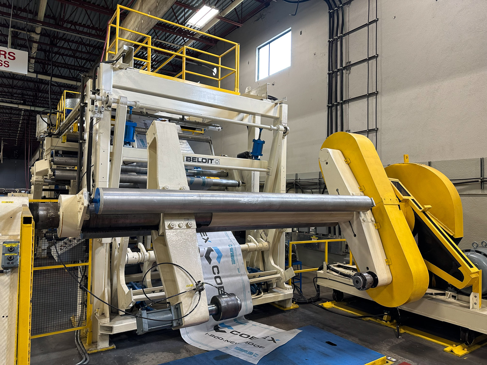 3-Color Wolverine Flexographic Printer, 88" Width, 48" Repeat ...