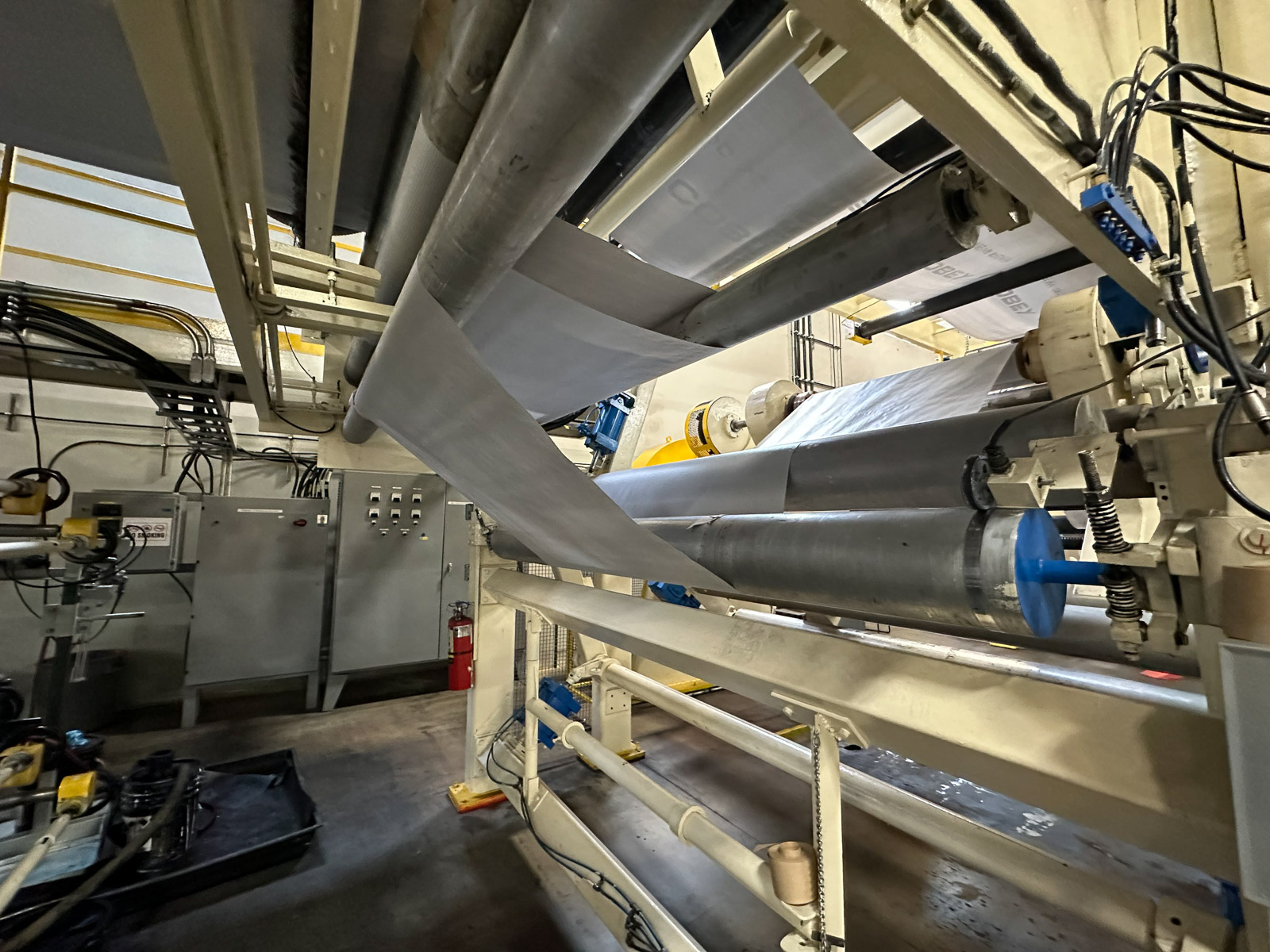 3-Color Wolverine Flexographic Printer, 88" Width, 48" Repeat ...