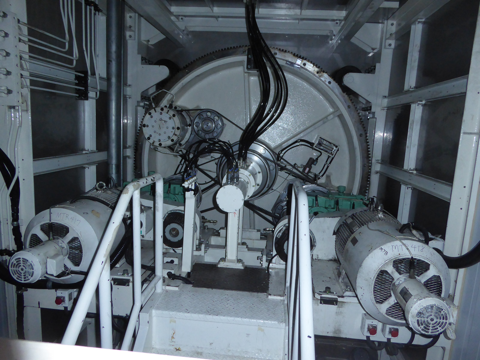 60" x 60" Diameter Turret Unwind and Winder. Converting Plant