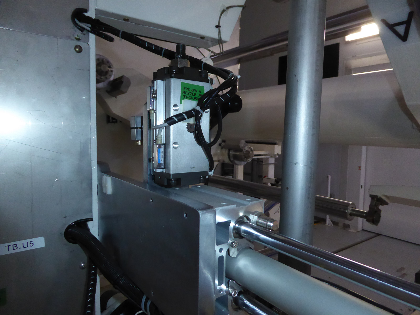 60" x 60" Diameter Turret Unwind and Winder. Converting Plant