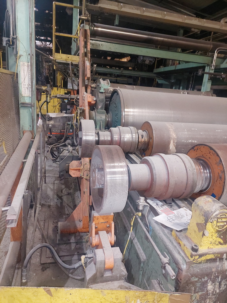 130 Inch Winder, Horizontal Track Reel. Converting Plant