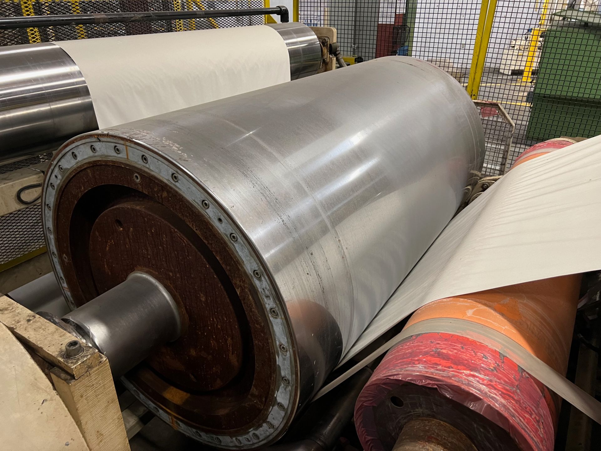 60" Width Chill Roll Lamination Station. Converting Plant