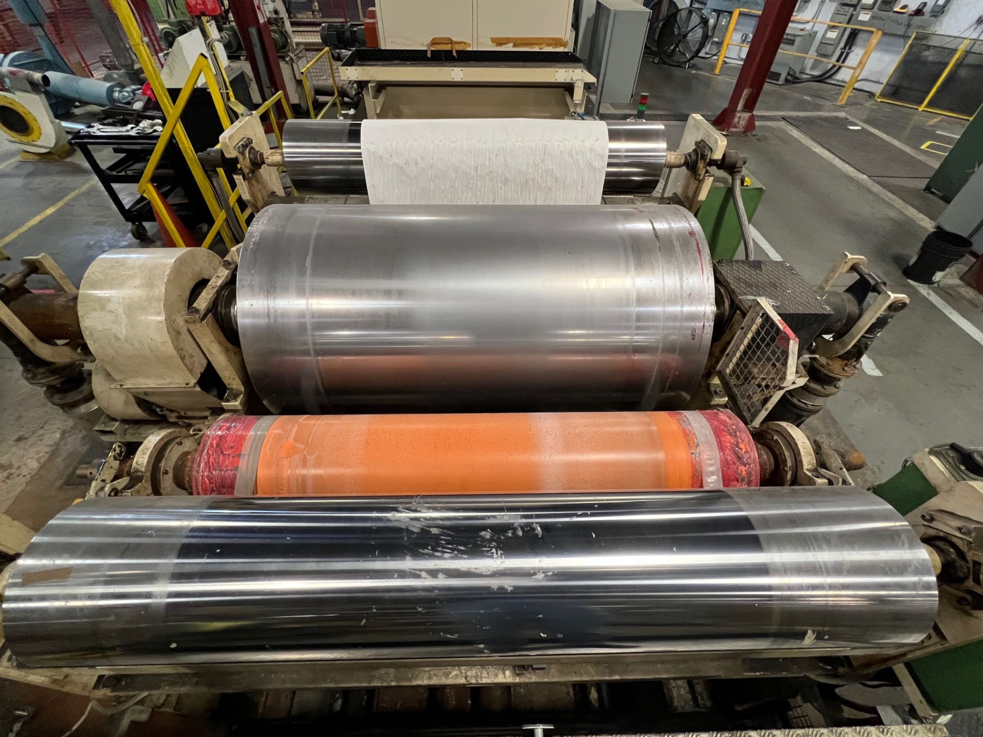 60" Width Chill Roll Lamination Station. Converting Plant