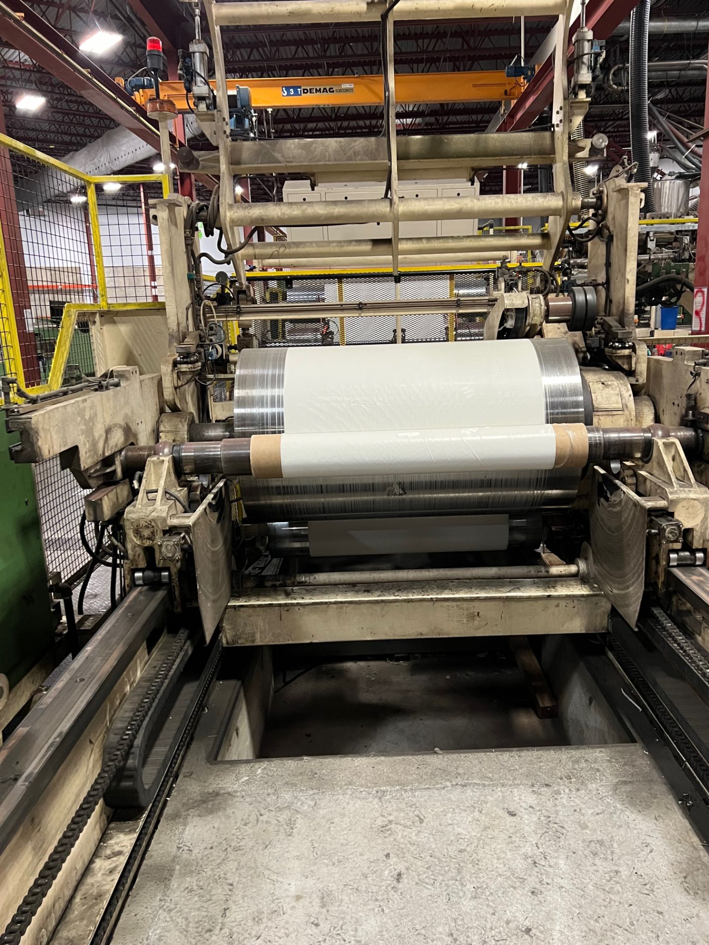 54” x 60" Dia. Automatic Splice Drum Winder / Reel; Mfg. Davis Standard ...